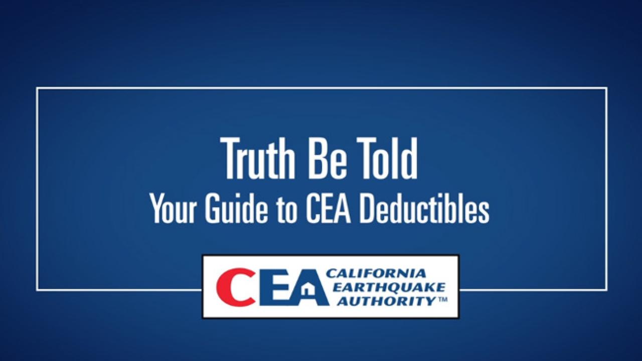 Your Guide to CEA Deductibles | CEA Agent Portal